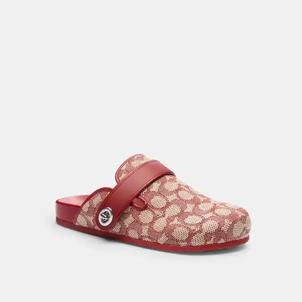 Coach Signature Textile Jacquard Blake Clog In Ruby - 40% Off ...