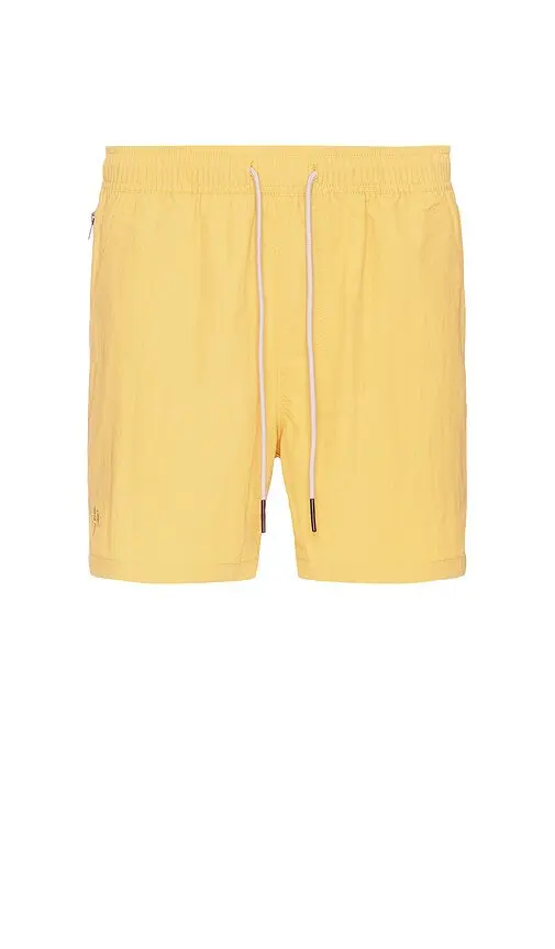 Oas Nylon Swim Shorts - Yellow