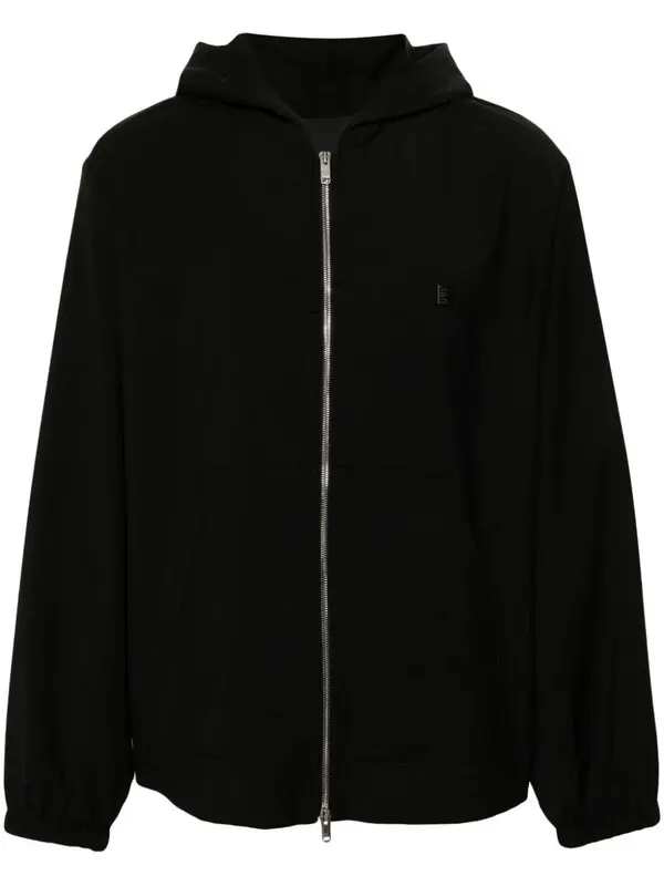Givenchy 4g Wool Zipped Hoodie