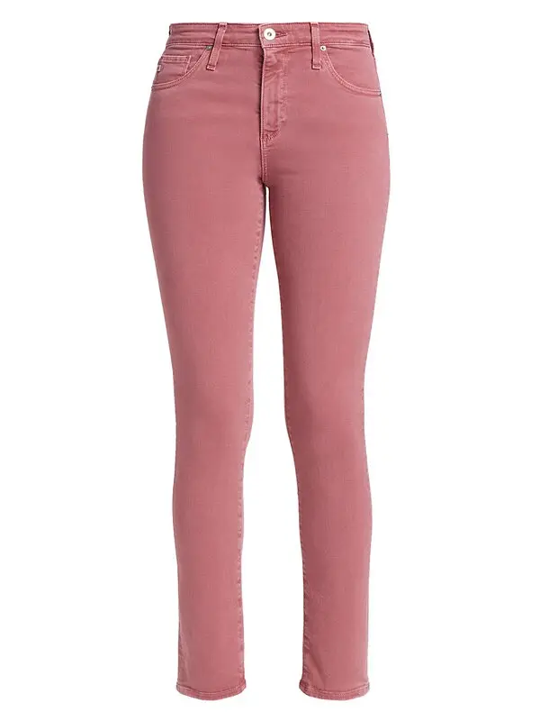 Ag Prima Skinny Stretch Ankle Jeans In Sulfur Palermo Rose 30