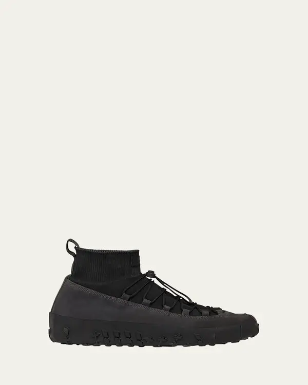 LEMAIRE Vibram Lace-up Tech Sneakers - Asphalt