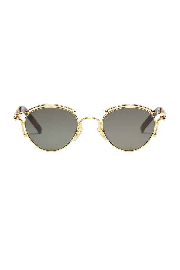 Jean Paul Gaultier Sourcil Sunglasses - Gold