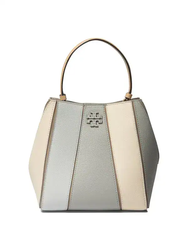 Tory Burch Mcgraw Bucket Bag In Grey 25% Off Editorialist