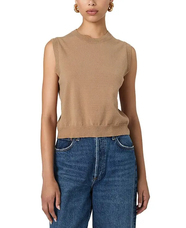 French Connection Cosysoft Sweater Vest - Camel