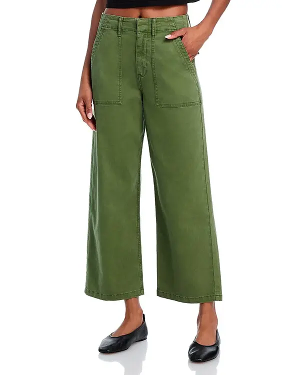 PISTOLA Sophia Cropped Utility Pants - Basil
