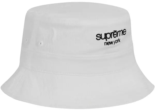 Supreme Cordura Ripstop Crusher Bucket Hat - White