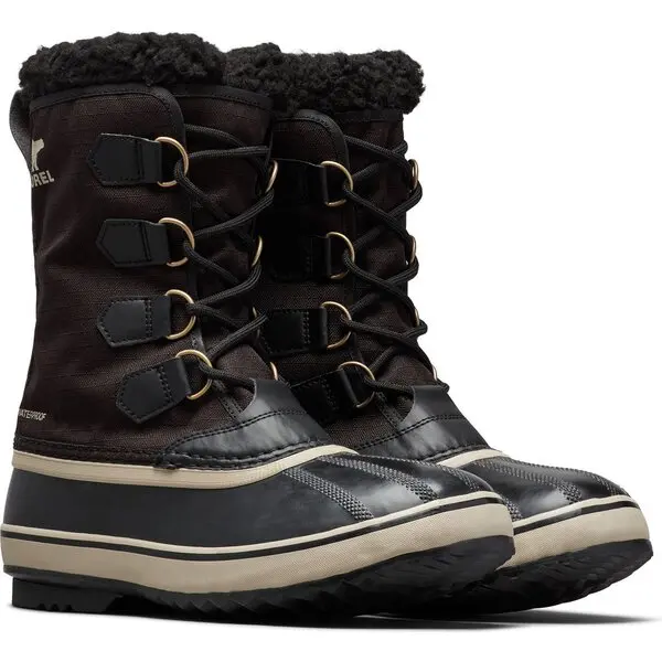 Sorel 1964 Pac™ Nylon Waterproof Boots - Black/ Ancient Fossil