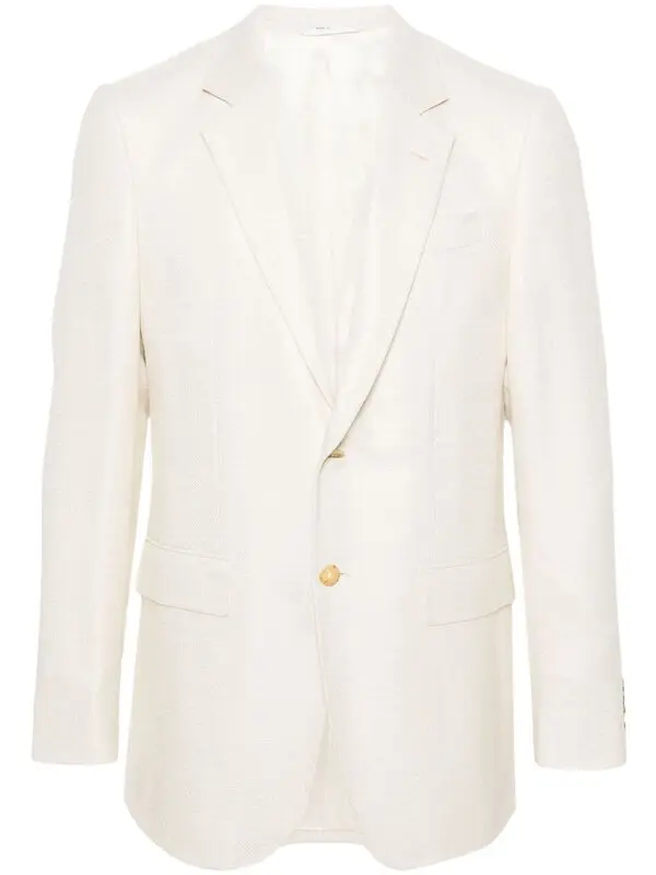 Gabriela Hearst Irving Single-breasted Blazer - White