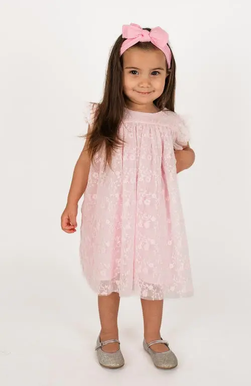 POPATU Embroidered Mesh Dress