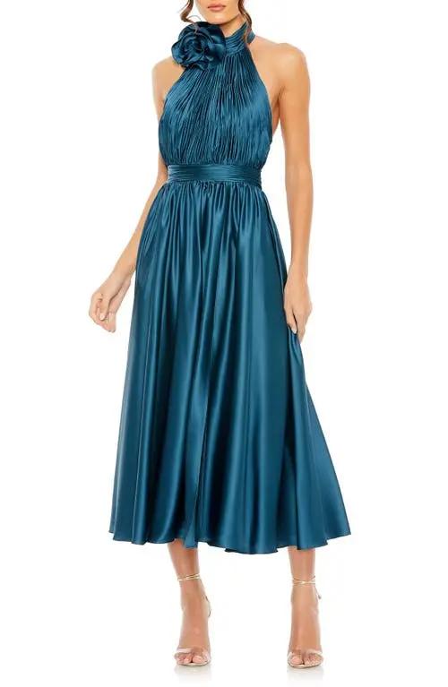 bella dahl open back halter dress Cut Out Back Midi Halter Dress main image 0