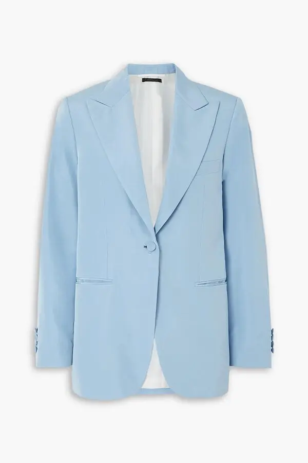 Brioni Silk And Cotton-blend Twill Blazer
