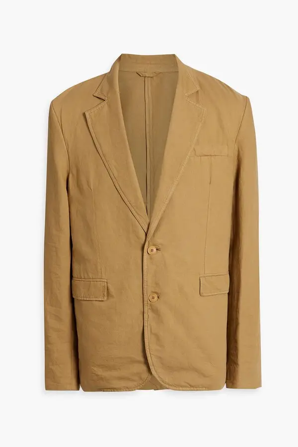 Acne Studios Cotton And Linenblend Twill Blazer