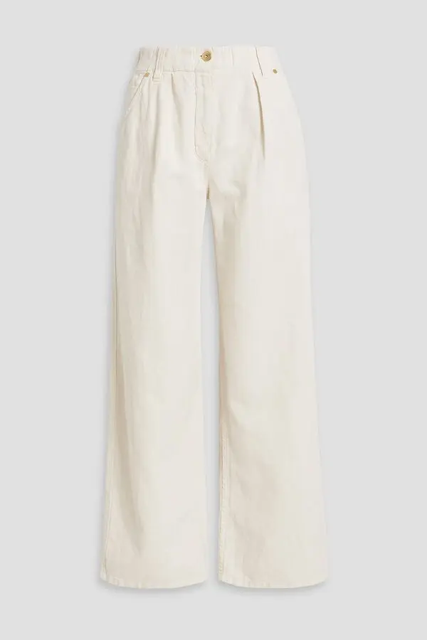 Brunello Cucinelli Pleated Wide-leg Pants
