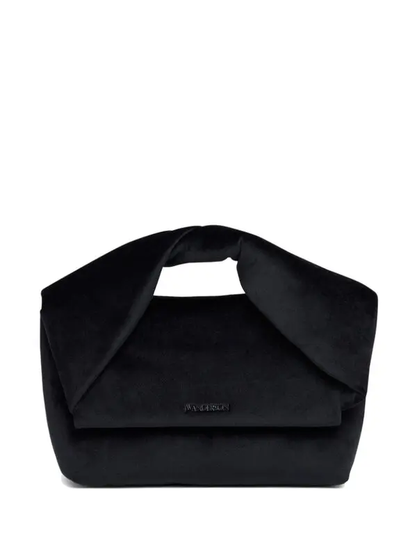 JW Anderson Medium Twister Velvet Tote Bag