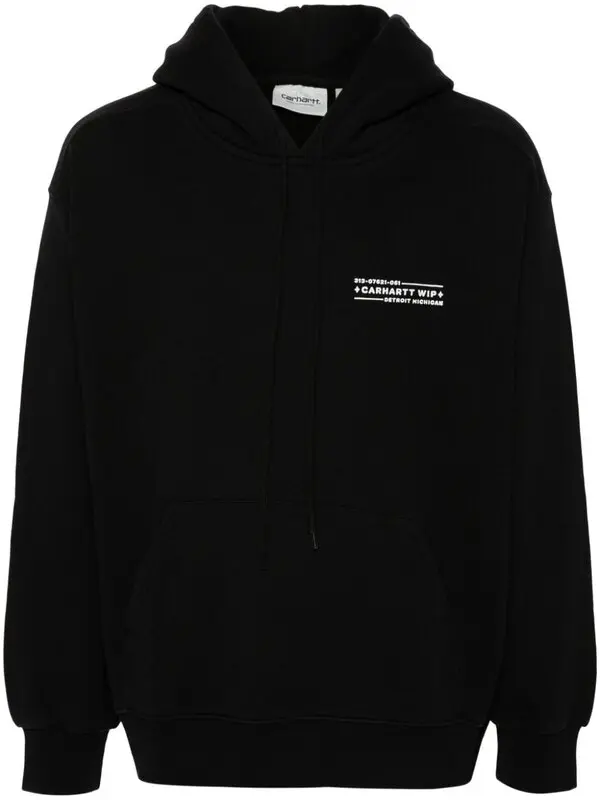 Carhartt Work In Progress Logo-print Cotton Hoodie