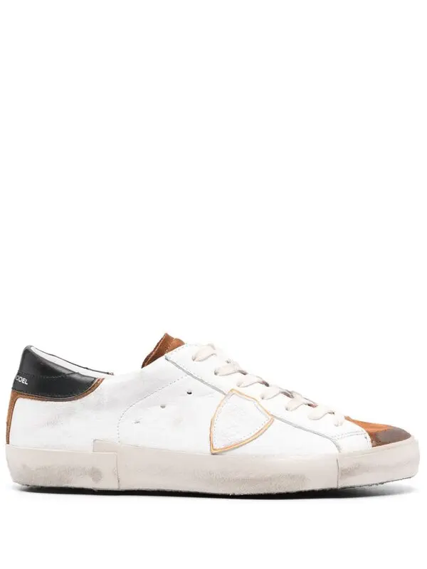 Philippe Model Prsx Leather Sneakers - White