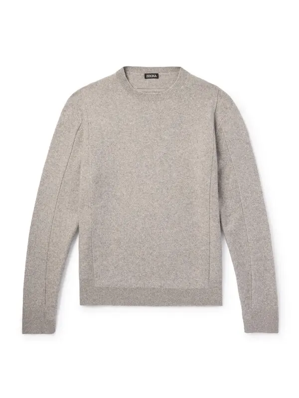 Zegna Wool And Cashmere-blend Sweater
