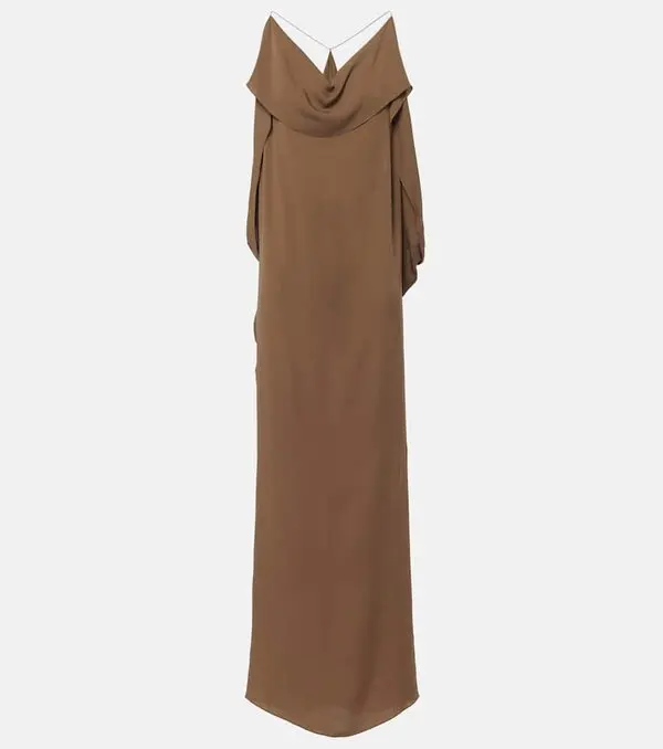 Khaite Dandora Draped Gown
