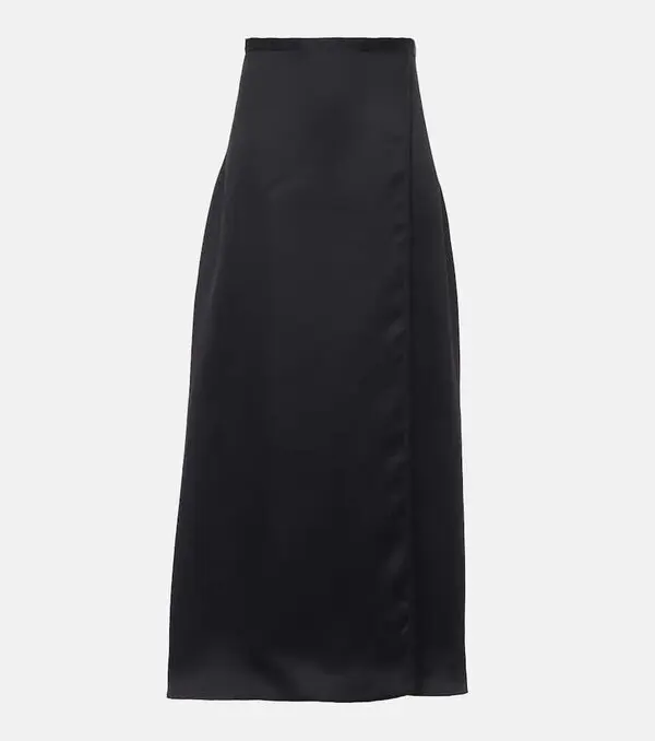 Khaite Mila Silk Maxi Skirt