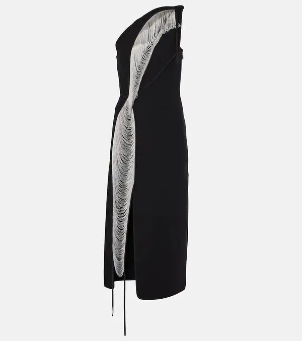 Maticevski Fringed Midi Dress