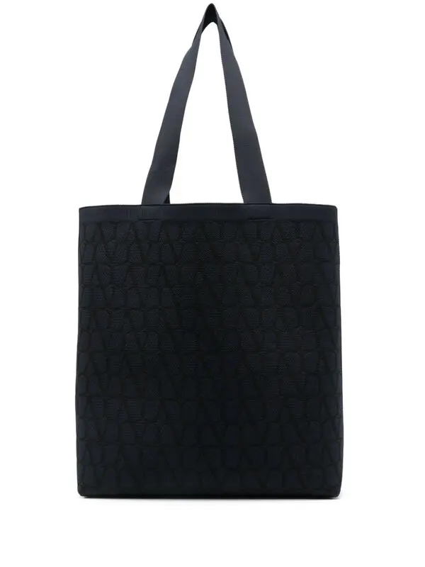 Valentino Garavani Toile Iconographe Print Tote Bag - Blue