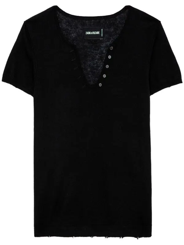Zadig&Voltaire Celsy Cashmere Top