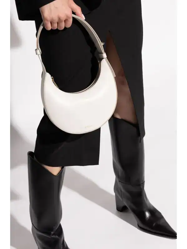 FURLA バック NWT FURLA Lilli Saffiano Leather Crossbody Double Zip Pouch Camera