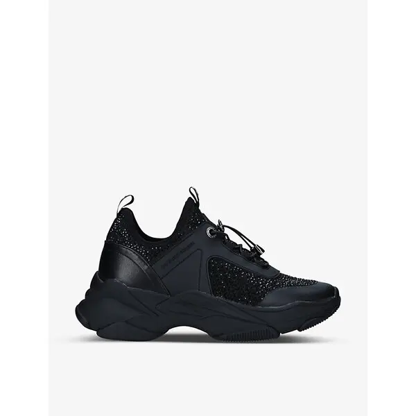 Kurt Geiger Leighton Crystal-embellished Low-top Trainers