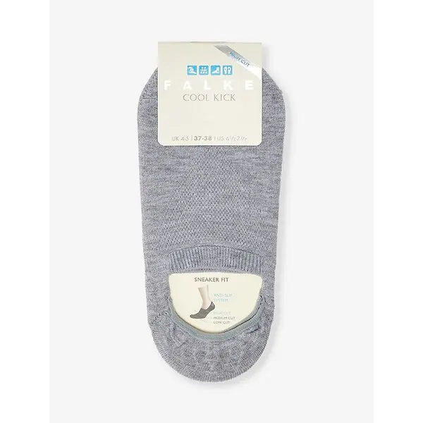 Falke Cool Kick Stretch-woven Invisible Socks - Light Grey Mel.