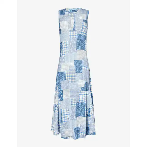 cara cara nash mini dress Cara Cara Nash Hart Tile Navy Mini Shirt Dress