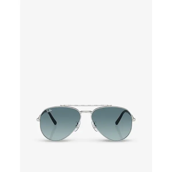 Ray-ban Aviator Metal Sunglasses - Silver