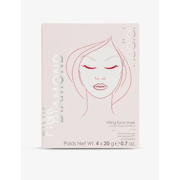 Rodial Pink Diamond Lifting Face Mask Pack Of Four