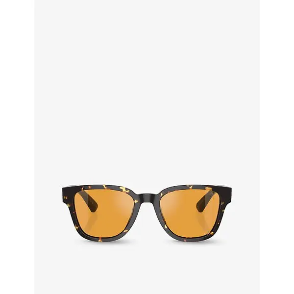 Prada Pillow-frame Acetate Sunglasses - Brown