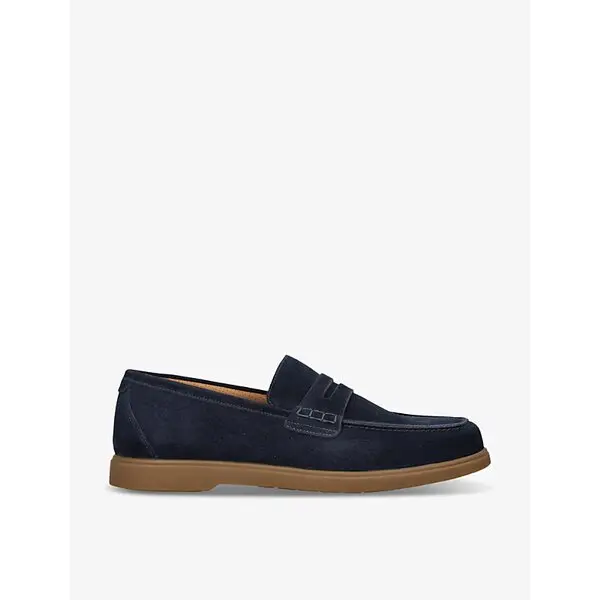 LOAKE Lucca Suede Penny Loafers