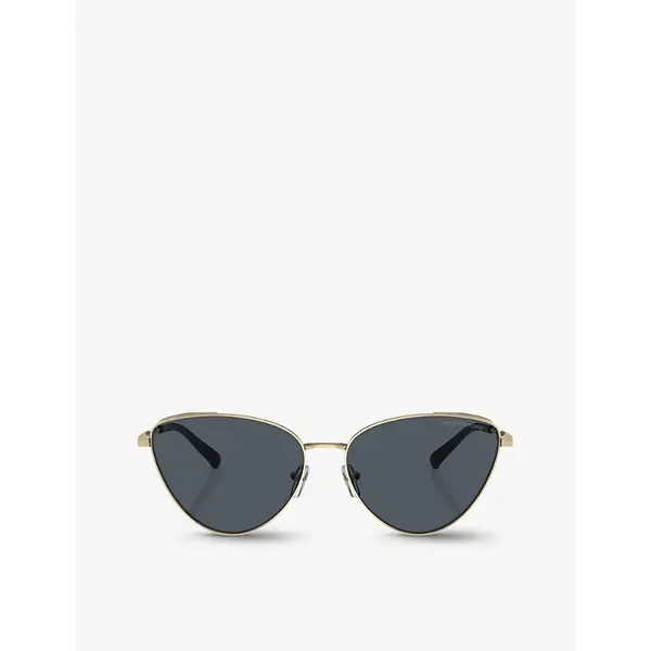 Michael Kors Mk1140 Cortez Cat-eye Sunglasses - Gold