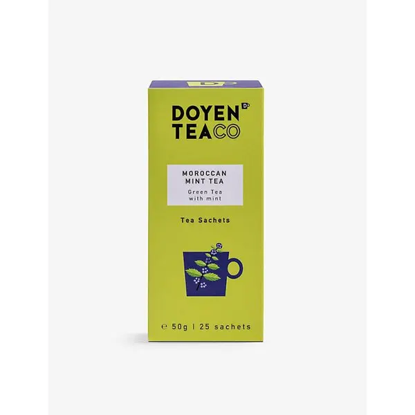 DOYEN TEA CO Moroccan Mint Tea Box Of 25 50g
