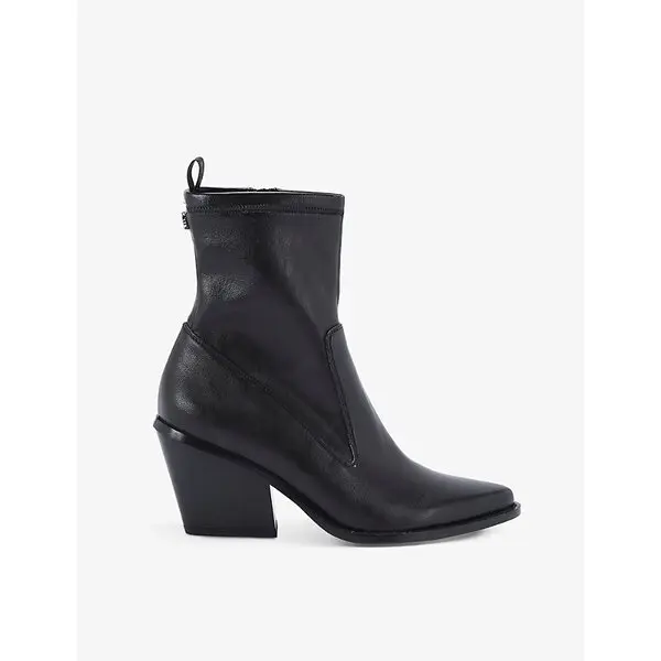 Kurt Geiger Sabrina Pointed-toe Ankle Boots