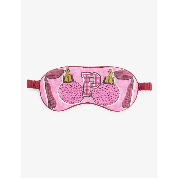 JESSICA RUSSELL FLINT P For Perfume Printed Silk Sleep Mask