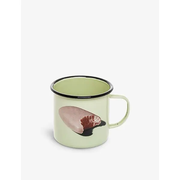 SELETTI Wears Toiletpaper Graphic-print Enamel Mug