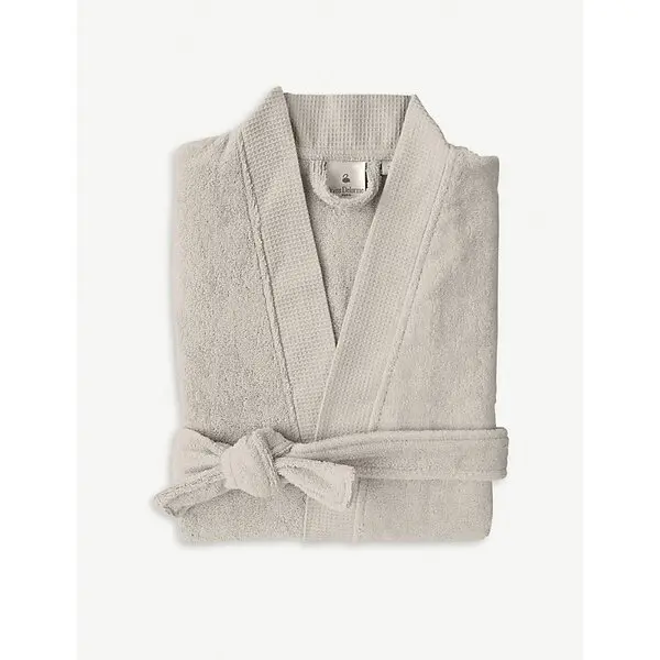 YVES DELORME Astreena Cotton-blend Bathrobe
