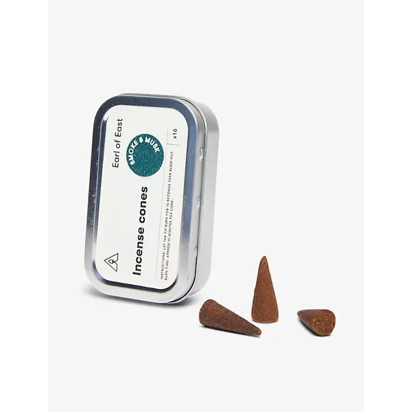 EARL OF EAST Smoke & Musk Incense Cones Pack Of 16