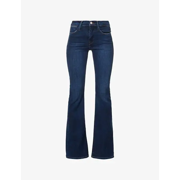 FRAME Le High Flare High-rise Flare-leg Stretch-denim Jeans