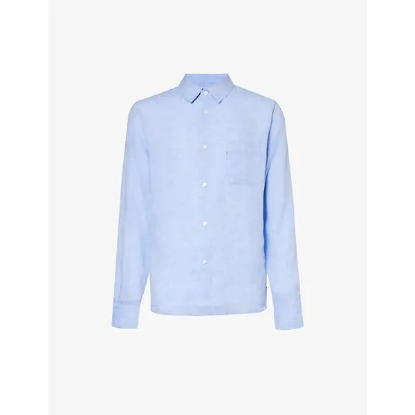 Derek Rose Monaco Regular-fit Linen Shirt