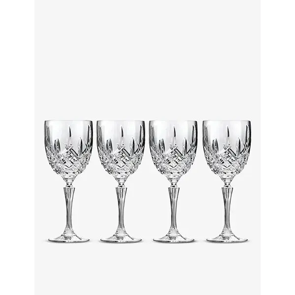 MARQUIS Markham Crystal Goblets Set Of Four 22cm