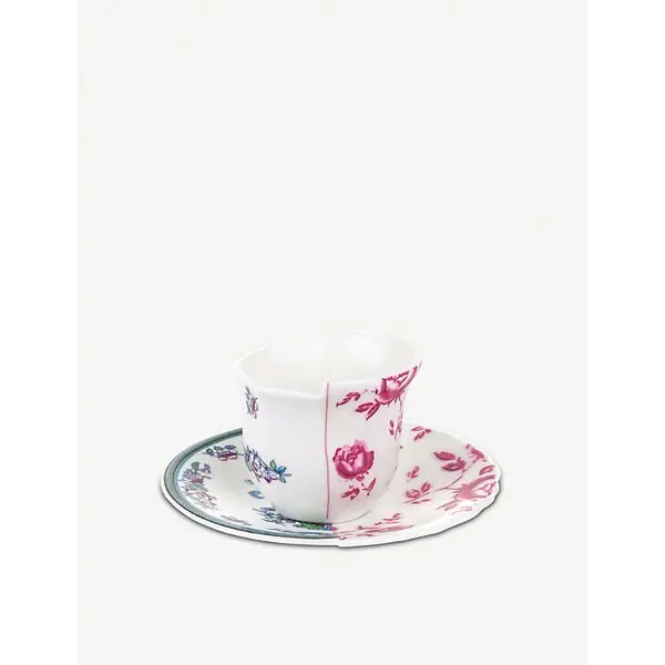 SELETTI Leonia Hybrid Porcelain Coffee Cup And Saucer - One-color