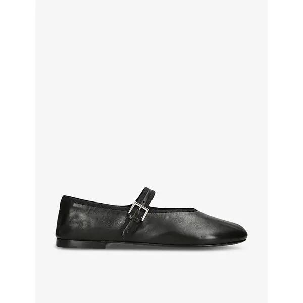 THE ROW Boheme Leather Ballet Pumps