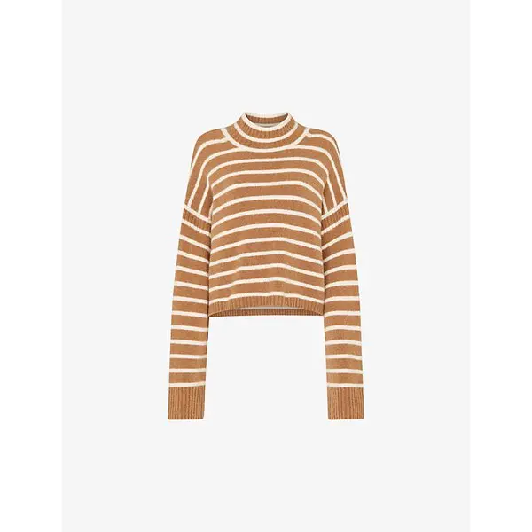 Whistles Striped Knitted Jumper - Multi-coloured