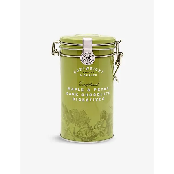CARTWRIGHT & BUTLER Dark Chocolate, Maple And Pecan Digestive Biscuits 200g