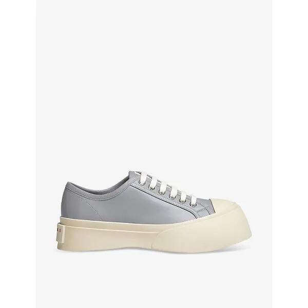 Marni Pablo Platform-sole Leather Trainers - Dolphin