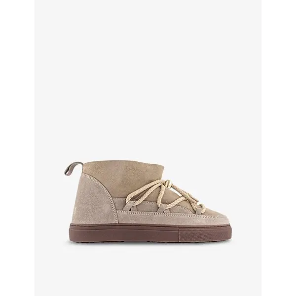 INUIKKI Classic Low Shearling-lined Leather Trainers